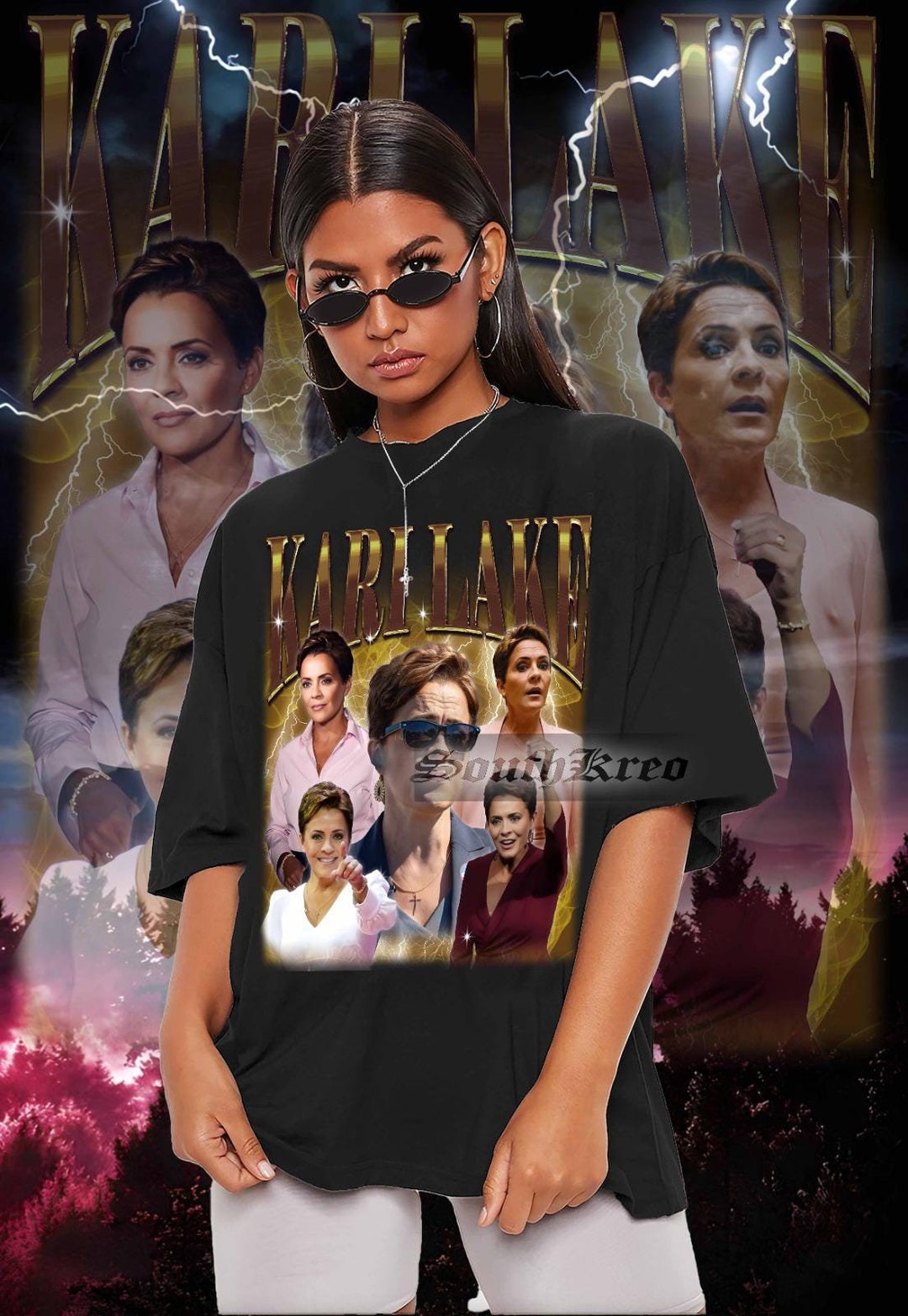 Limited Kari Lake Vintage T-shirt, Kari Lake Fan Tees, Retro Kari Lake ...