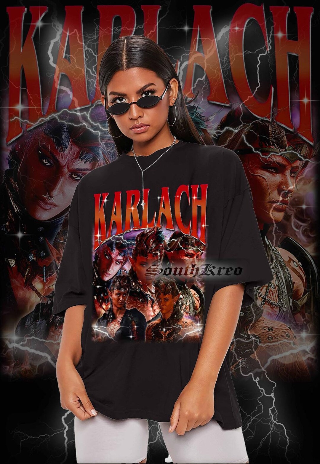 Limited Karlach Baldurs Gate 3 Vintage Shirt, Retro Karlach Shirt ...