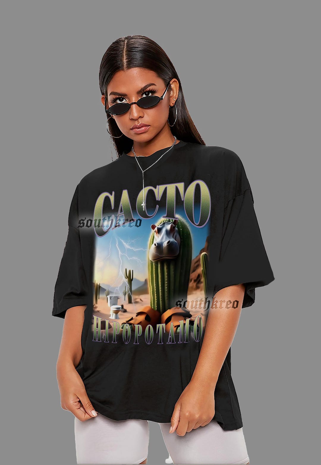 Italian Brainrot Cacto Hipopotamo - Anomaly Meme Tshirt - Unisex Shirt ...