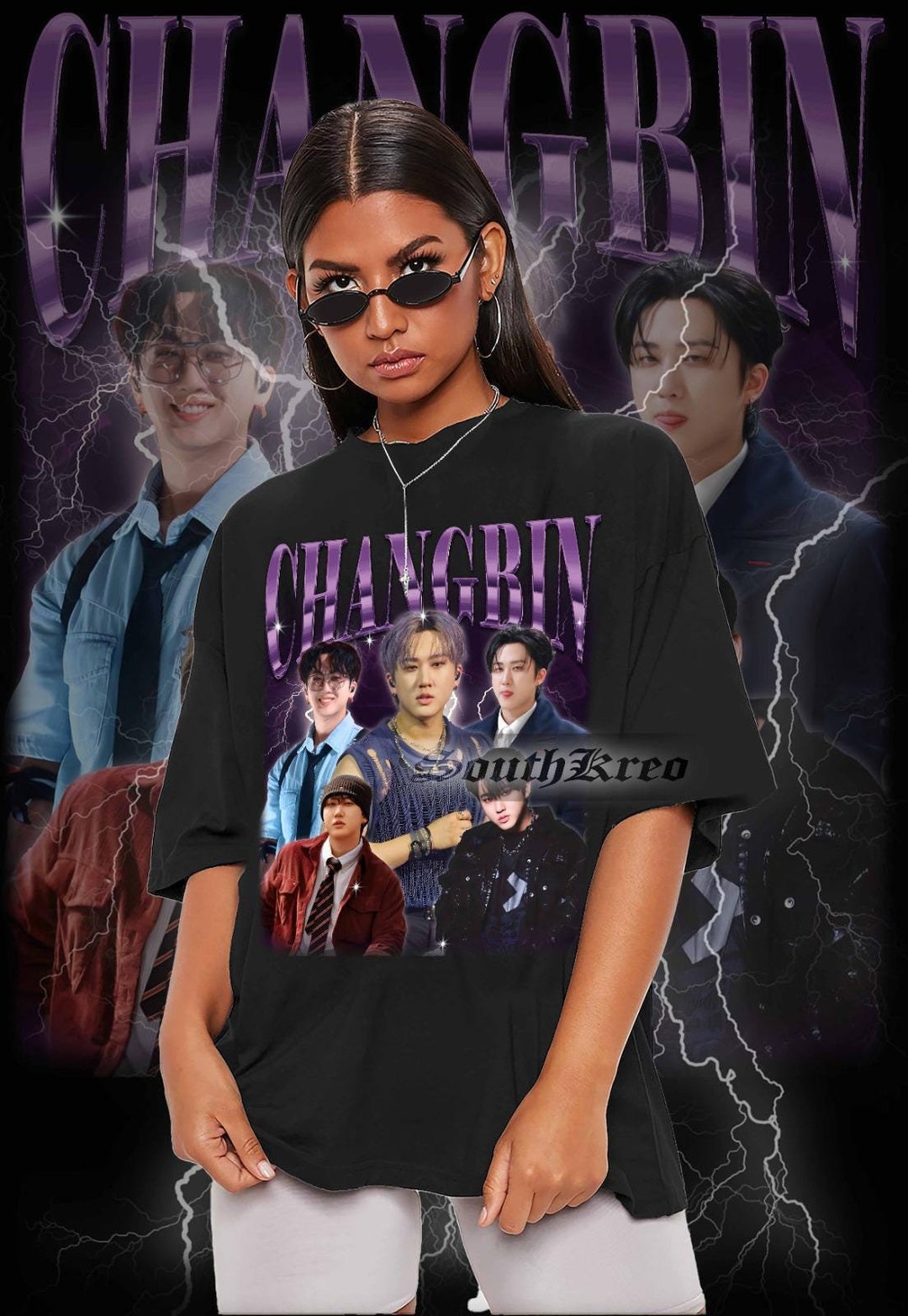 Limited Changbin Vintage T-shirt, Changbin Fan Tees, Changbin Retro ...