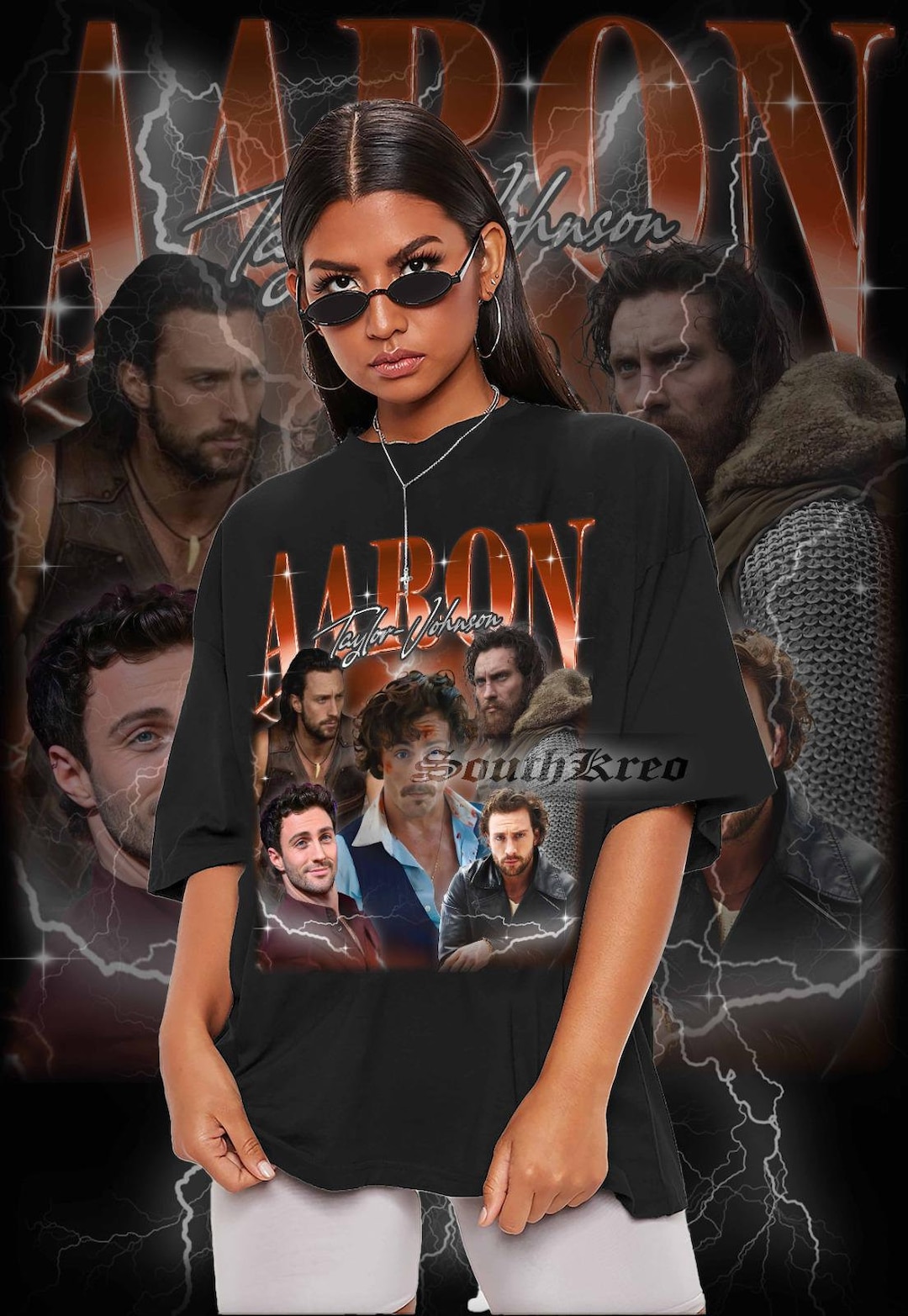 Limited Aaron Taylor Johnson Vintage Shirt, Aaron Taylor Johnson Fan ...