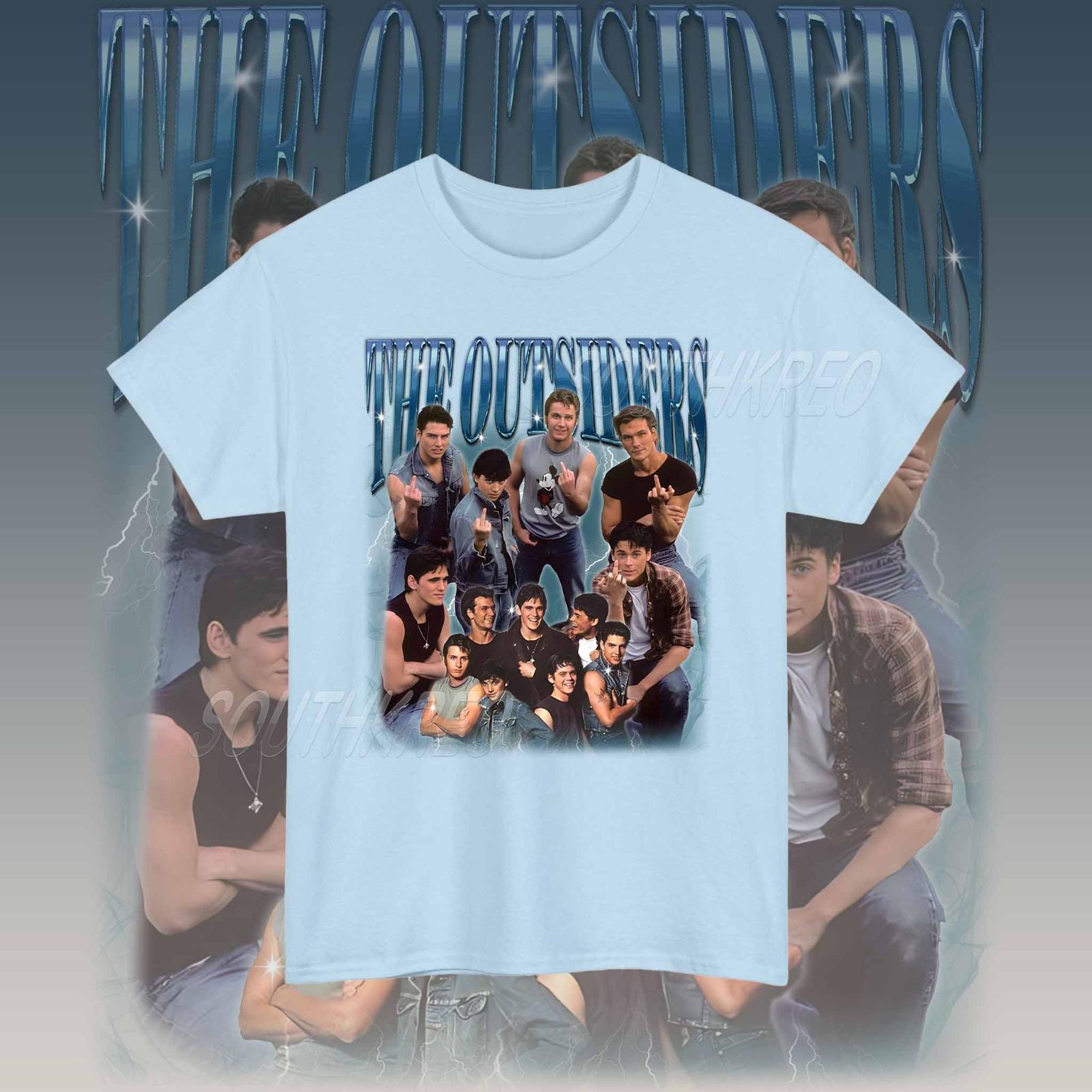 Retro the Outsiders 80s Shirt, the Outsiders Fan Tees, the Outsiders ...
