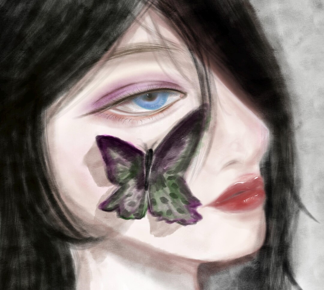 Butterfly Art / Digital Art / Painting / Drawing - Etsy