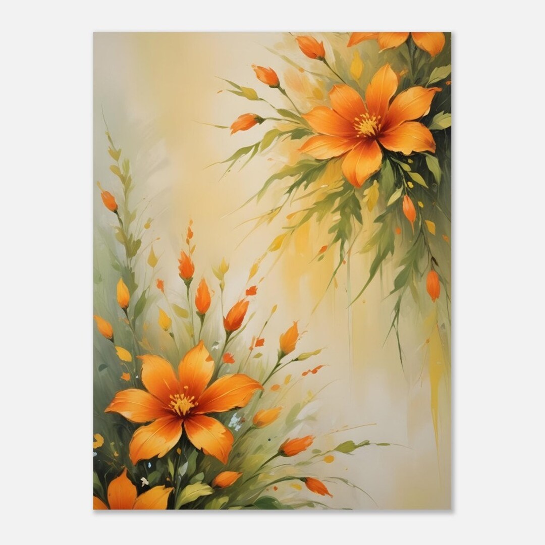 Premium Flower Art Posters - Etsy