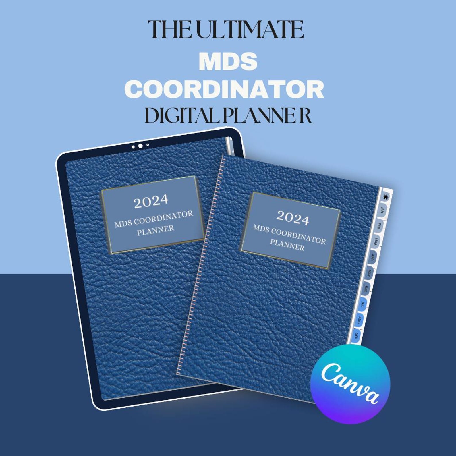 MDS Coordinator Digital Planner, Medicare Nurse Planner Template, MDS ...