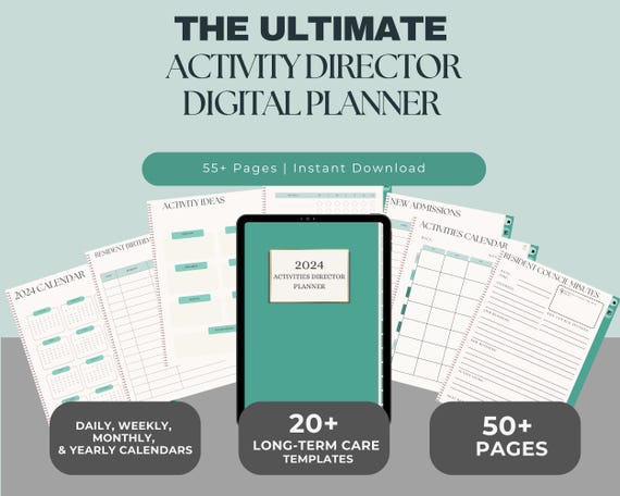 Activity Director Calendar Ideas Fillable Activity Calendars For