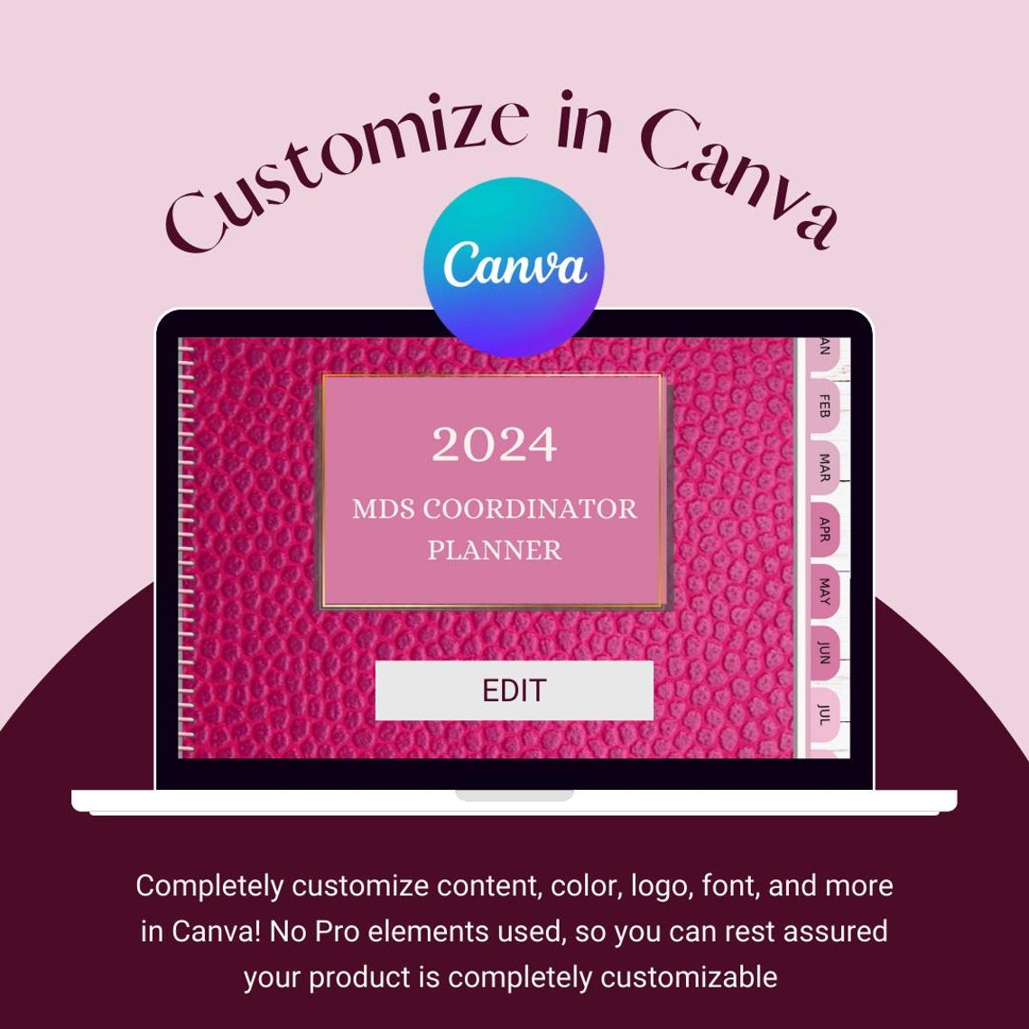 MDS Nurse Digital Planner, Medicare Coordinator Planner Template, MDS ...
