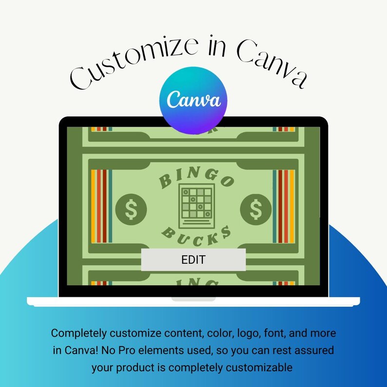 Printable Bingo Bucks | Nursing Home Activities (canva Template) - Etsy