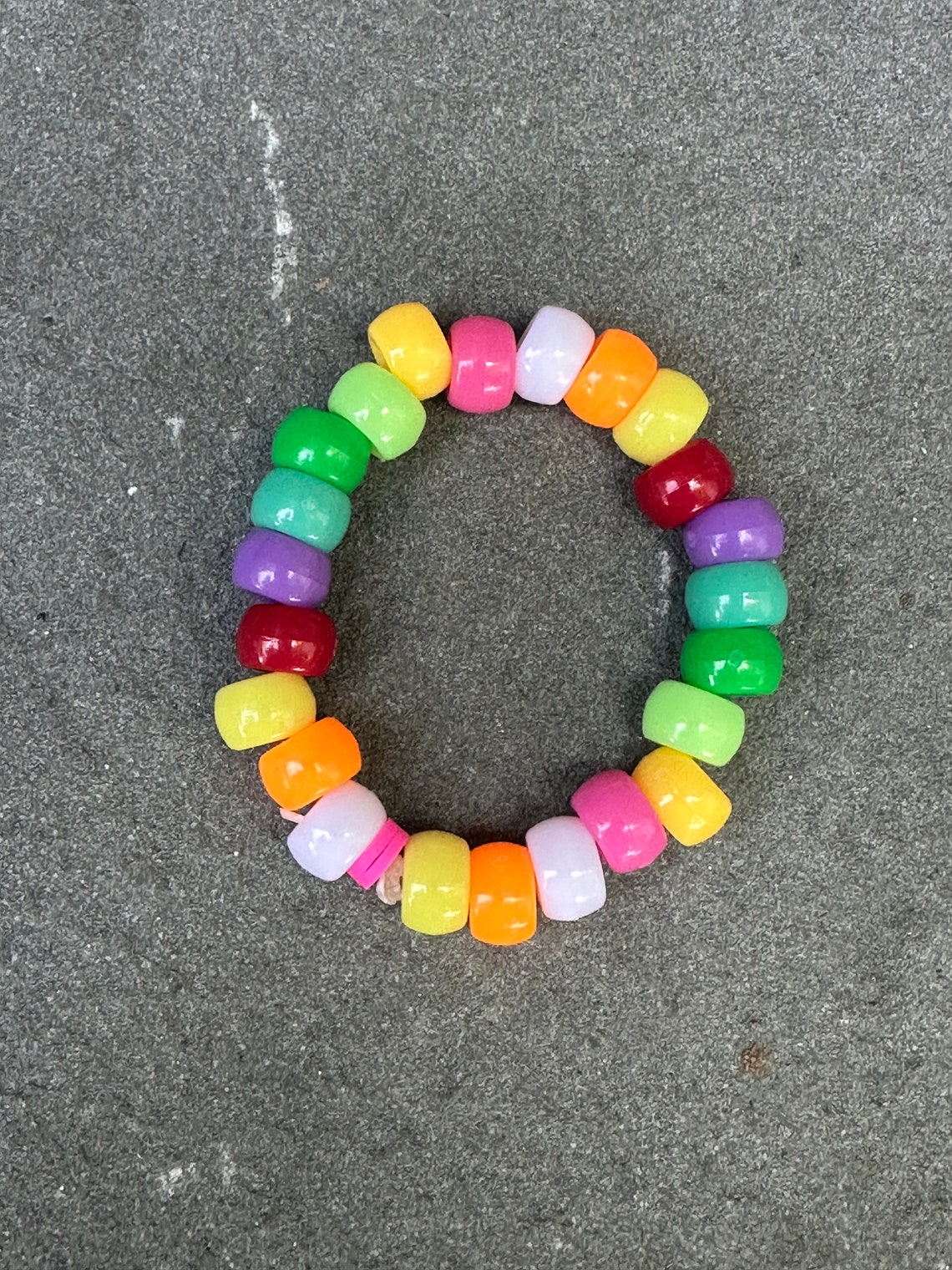 Plastic Bead Bracelets - Etsy