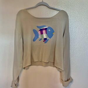 Patchwork Rainbowfish Sweater - Etsy