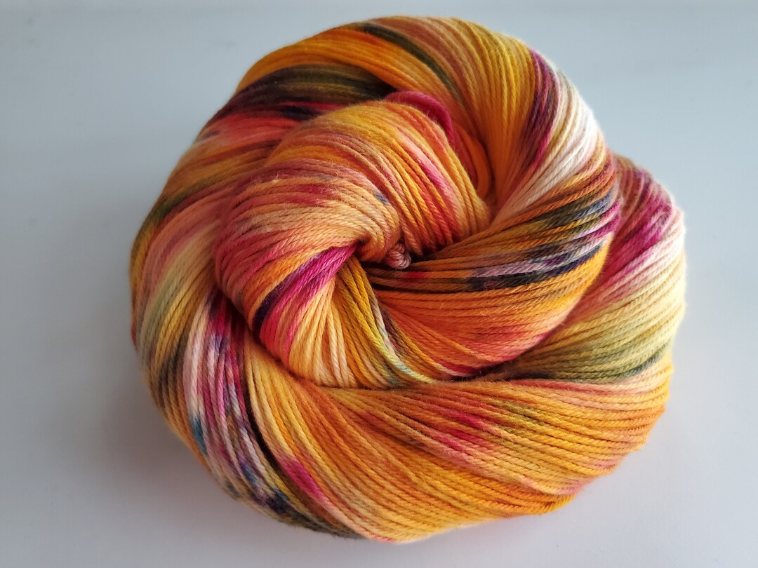 Cornucopia 100% Organic Cotton, Sport Weight, Hand Dyed, Speckled - Etsy