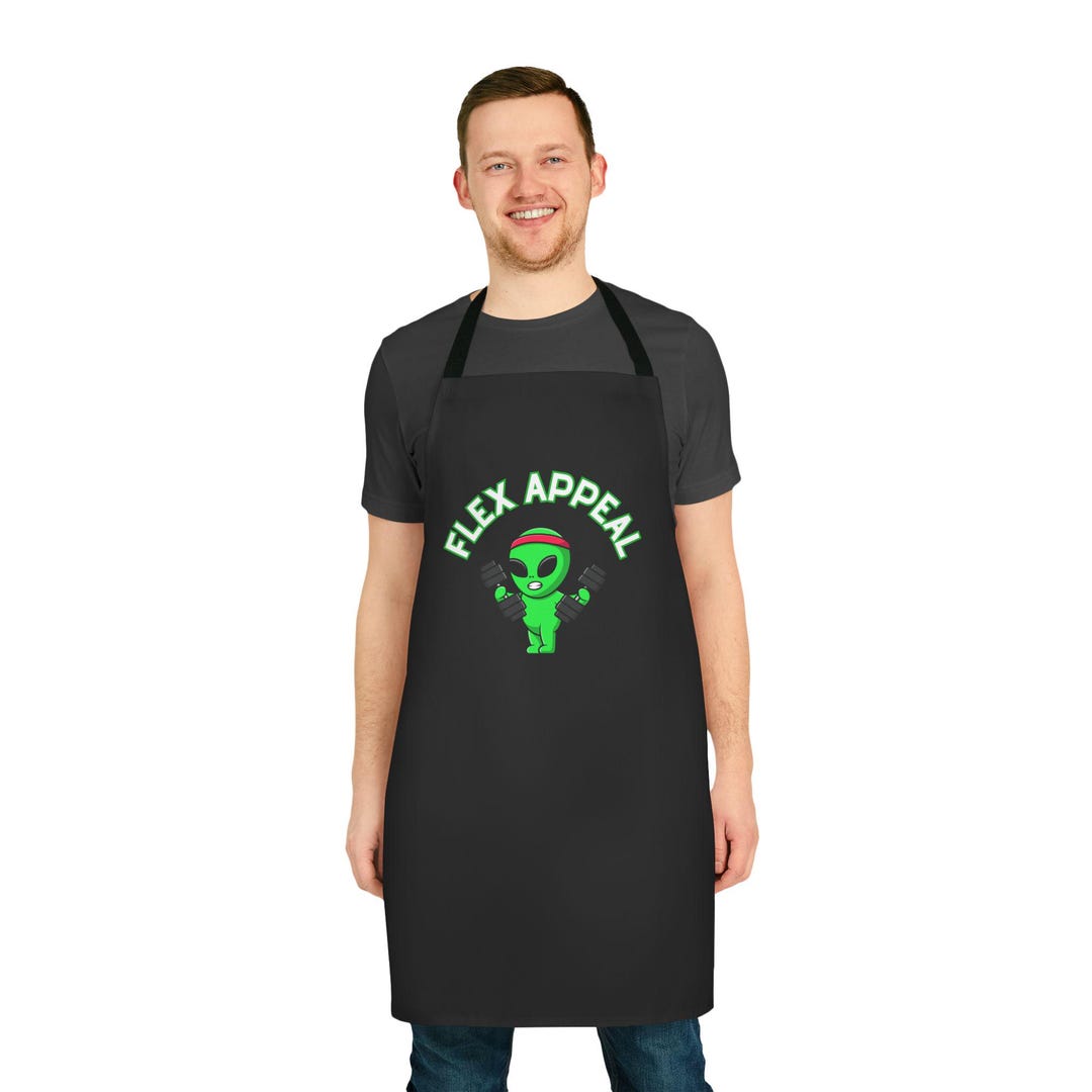 Alien Gym Flex Appeal Chef Apron - Etsy