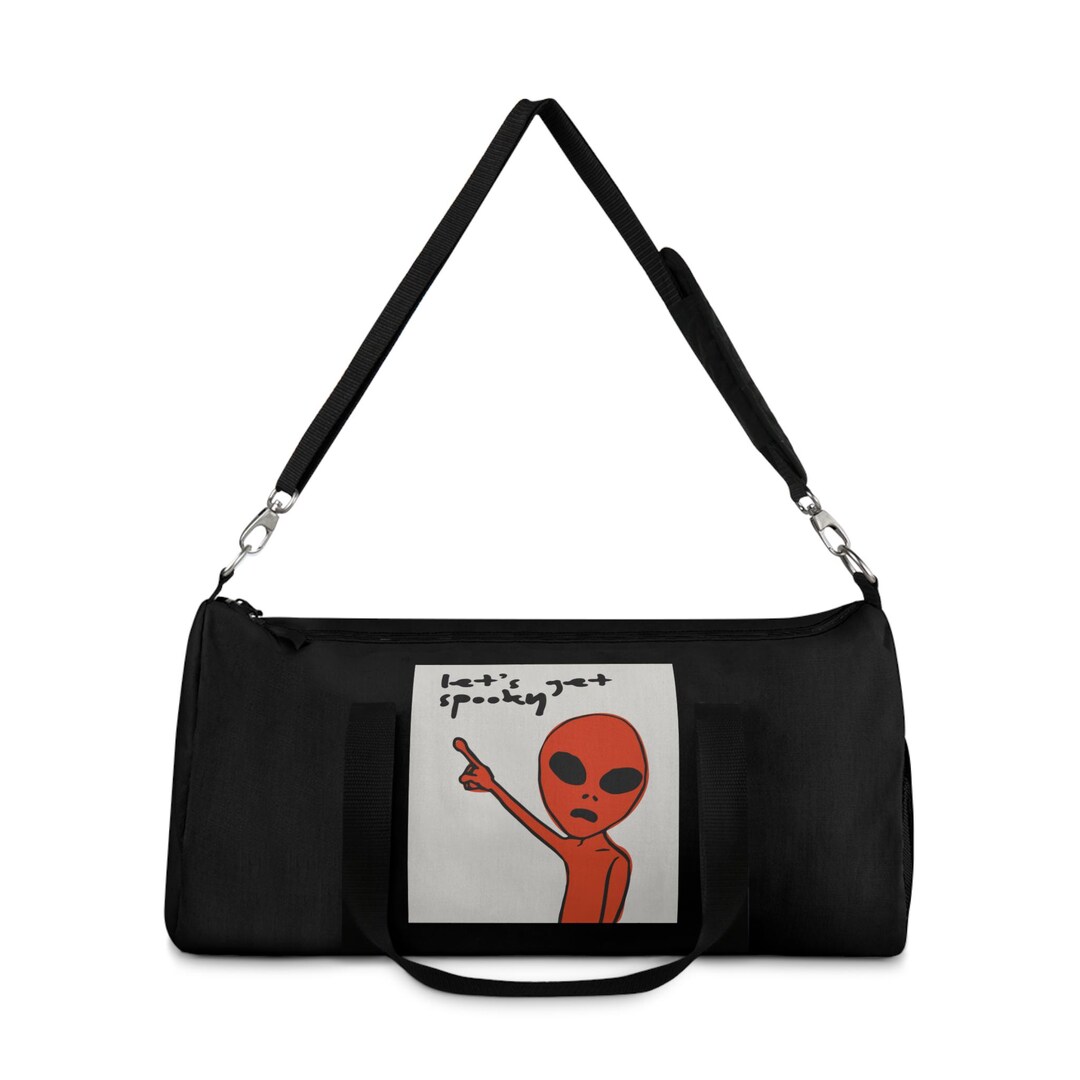 Let's Get Spooky Alien Travel Bag Halloween Overnight Bag, Outerspace ...