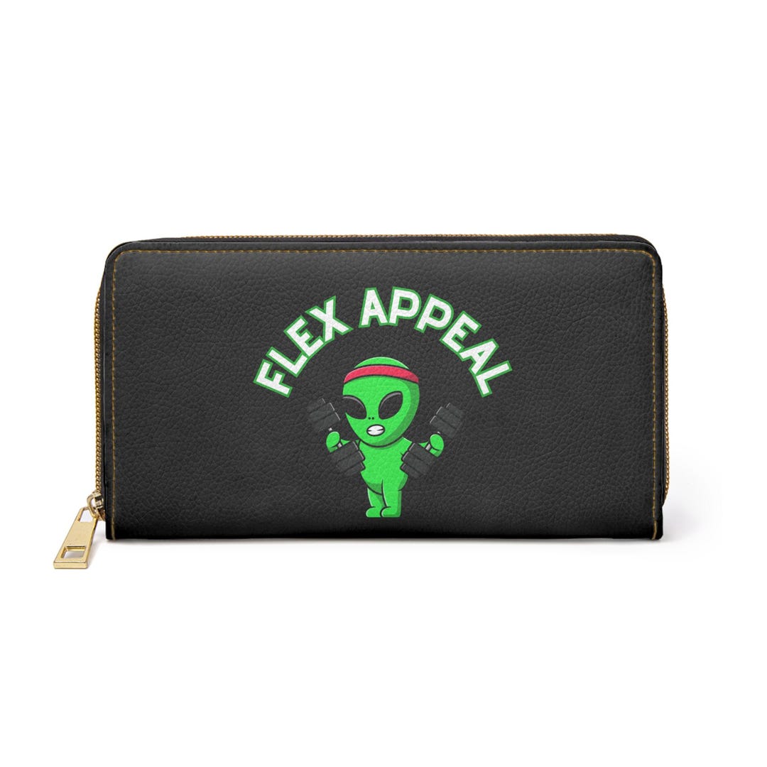 Alien Gym Flex Appeal Wallet Stars Planets and Cosmic Wonders Print - Etsy