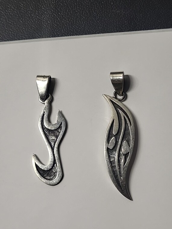 Tribal design tattoo design sterling silver pendants … - Gem