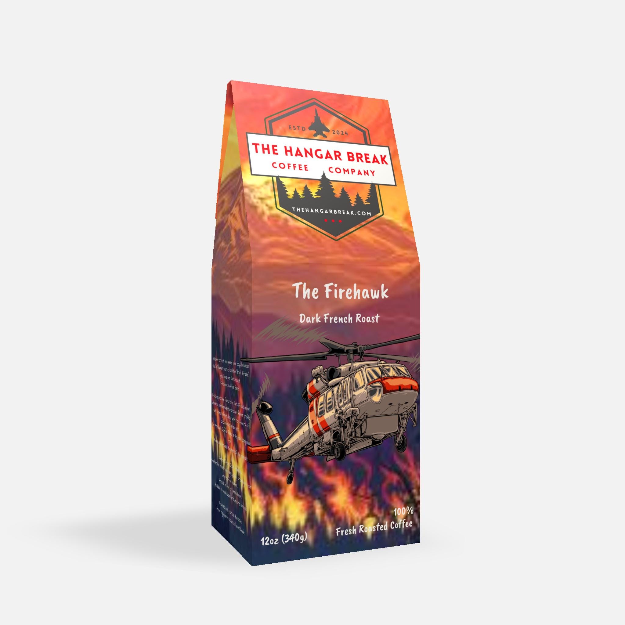 Firehawk Dark Roast Coffee | Wildfire Inspired | Aviation Coffee - Etsy