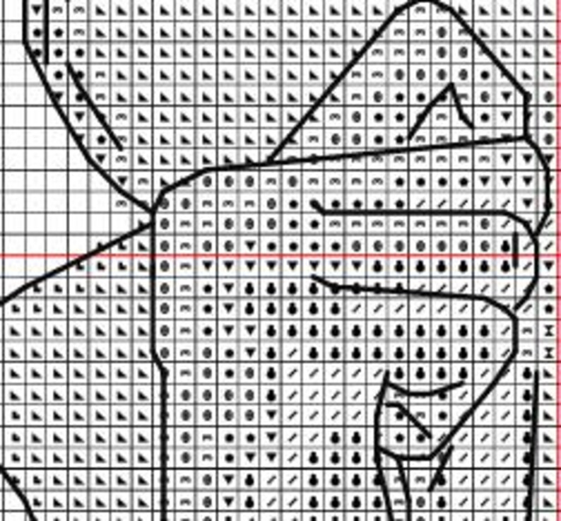 Gojo Satoru JJK Cross Stitch Pattern Jujitsu Kaisen Anime Manga PDF ...