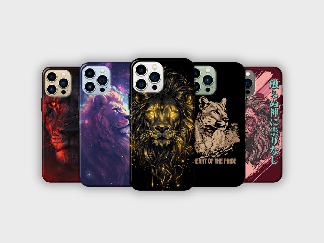 Majestic Lion Phone Case Collection - Wildlife Animal Art for for ...