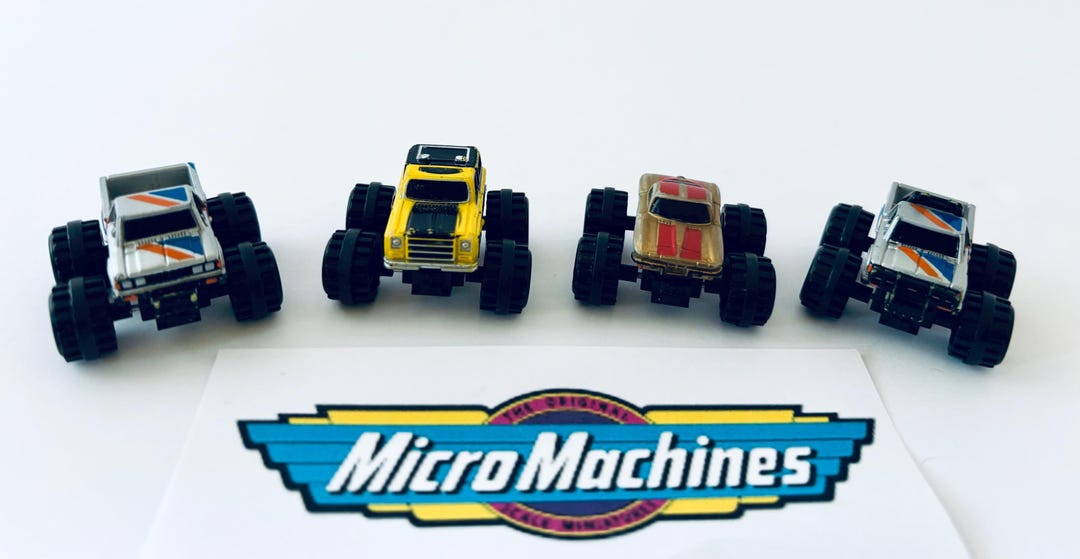 Micro Machine Monster Trucks Monster Trucks [galoob 1980s] -4 Diecast ...