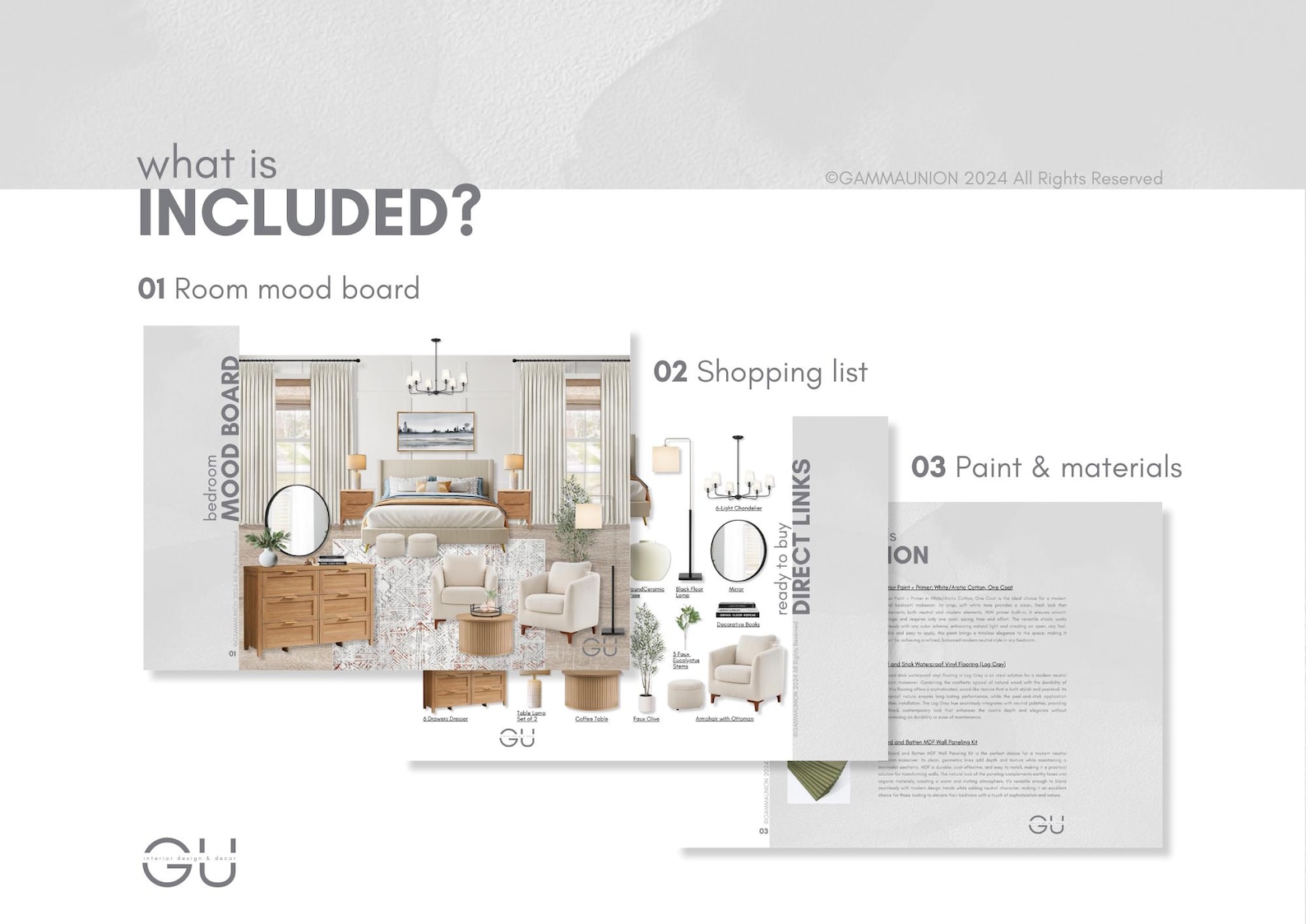 Pre-designed Master Bedroom Package, Pre-made Modern Neutral Bedroom ...