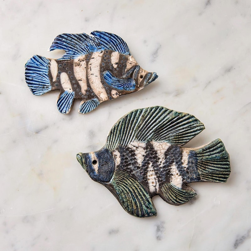 Ceramic Fish Wall Art - Etsy