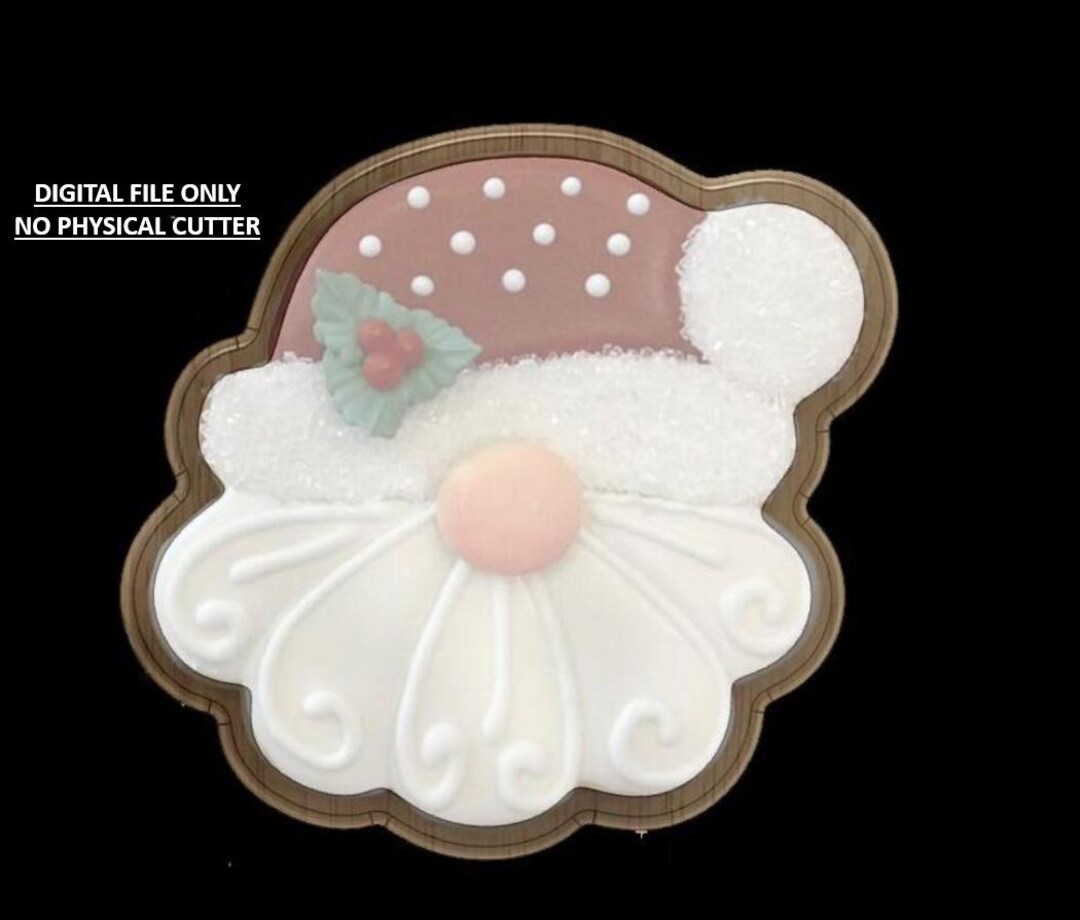 STL File - Santa Face - Digital File - Etsy