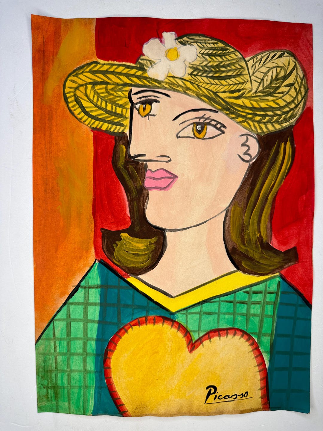 Pablo Picasso Certificate COA Painting Drawing Handmade Old Vintage ...