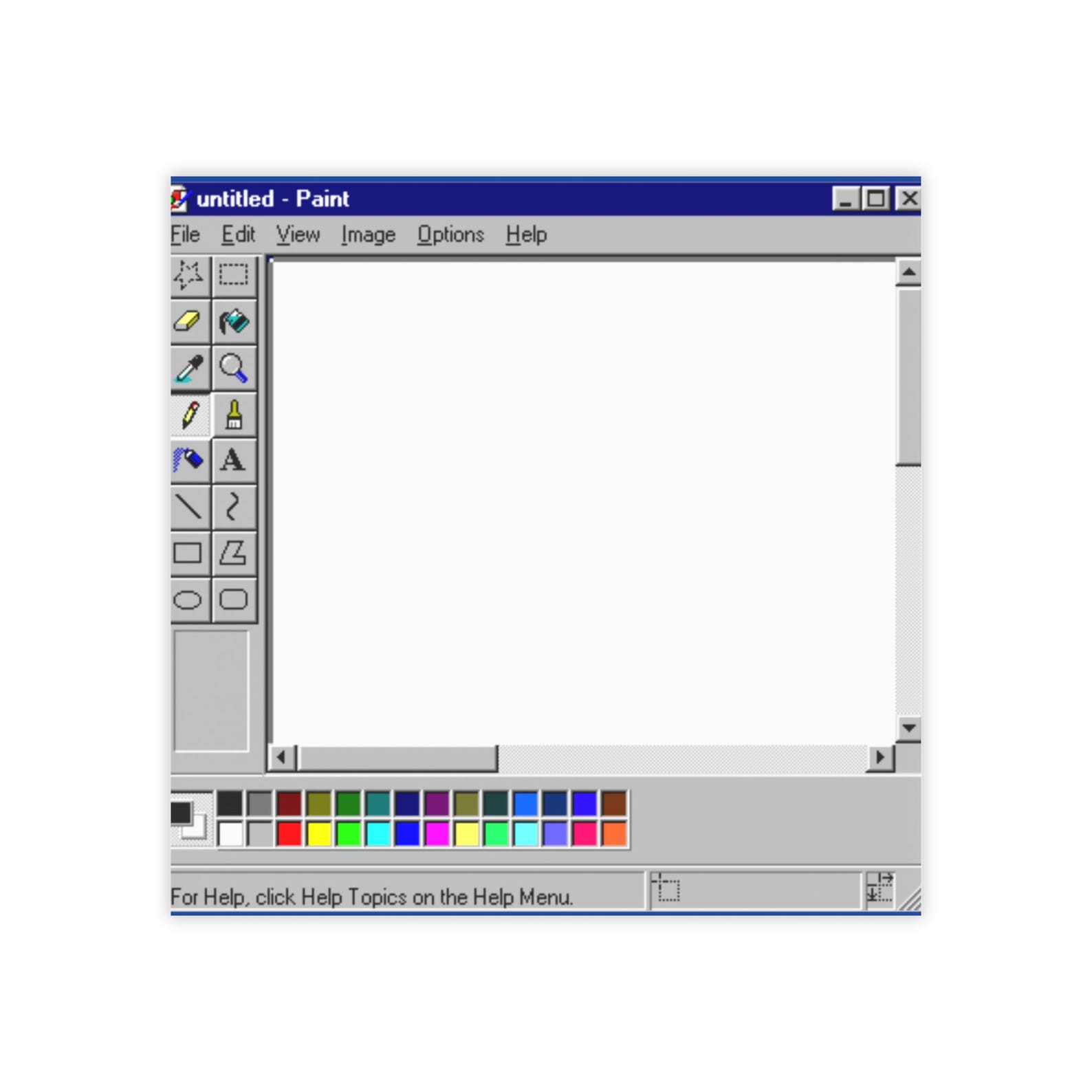 Retro Paint Program Post-it Note Pads | Vintage MS Paint Sticky Notes ...