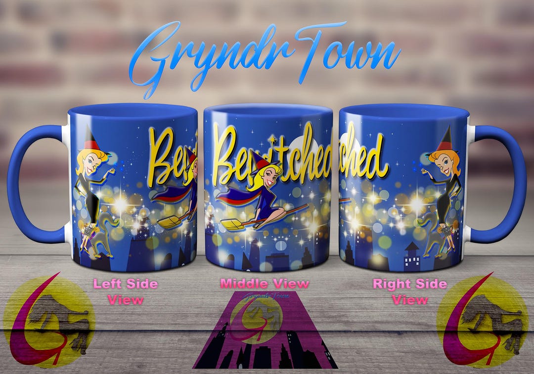 Bewitched 1964 1972 Animated Custom Designed 11 Oz Ceramic Beverage Mug ...