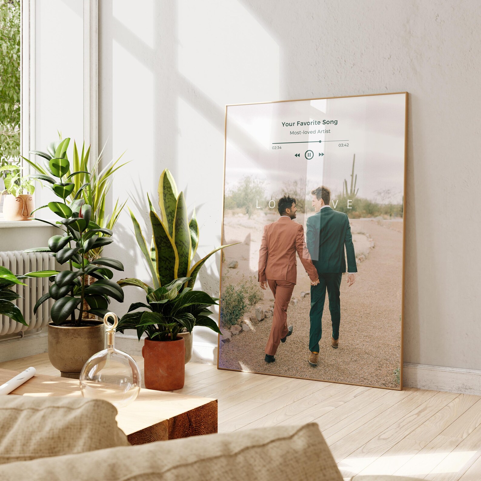 Custom Music Poster for Couples - Editable Canva Template | Anniversary ...