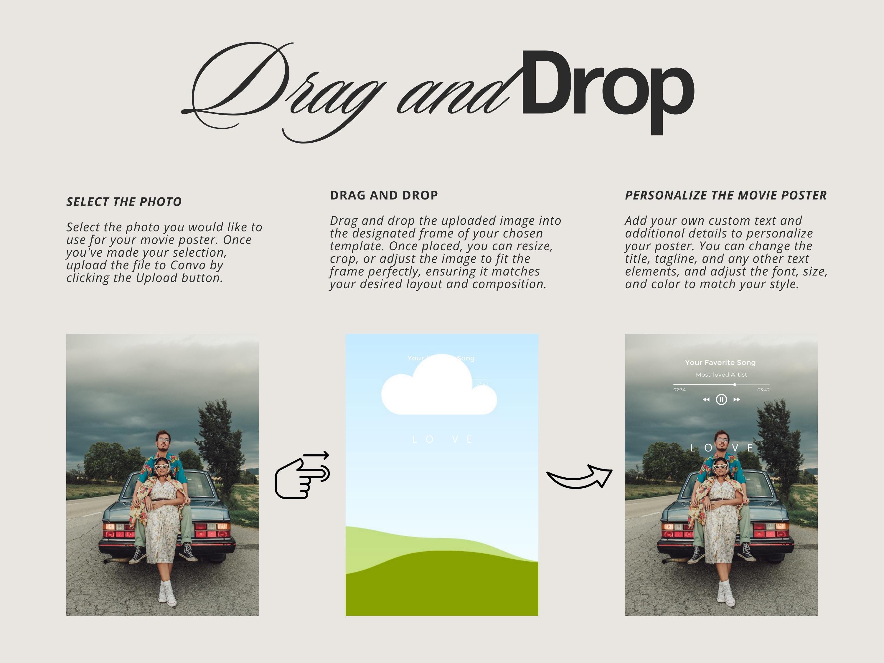 Custom Music Poster for Couples - Editable Canva Template | Anniversary ...