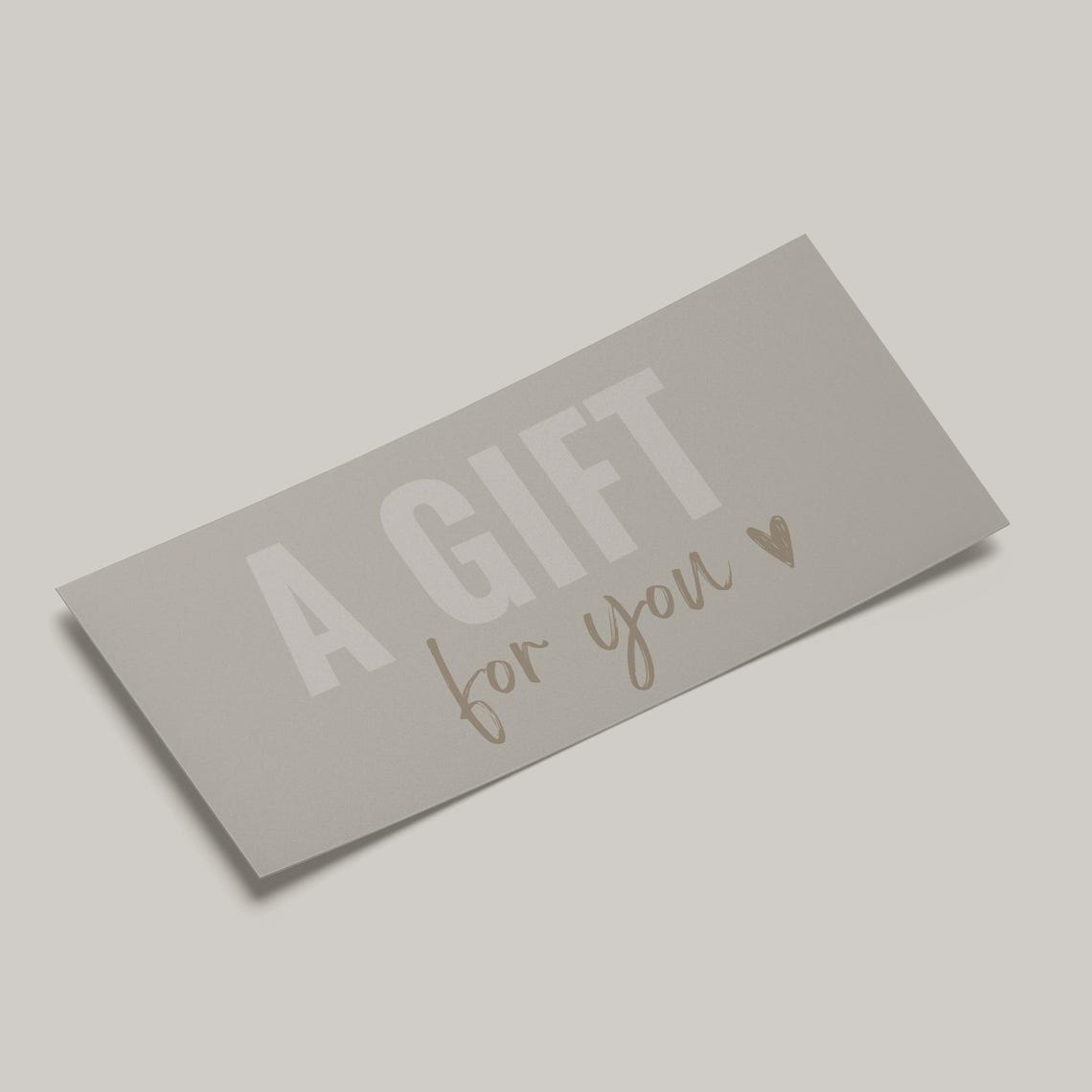 Minimalist Editable Gift Card Template Instant Download, Printable ...