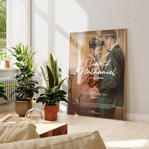 Personalized Movie Couple Poster - Editable Canva Template, Digital ...