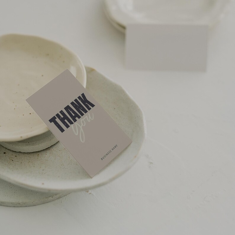 Editable Review Card Template - Minimalist Printable With QR Code ...