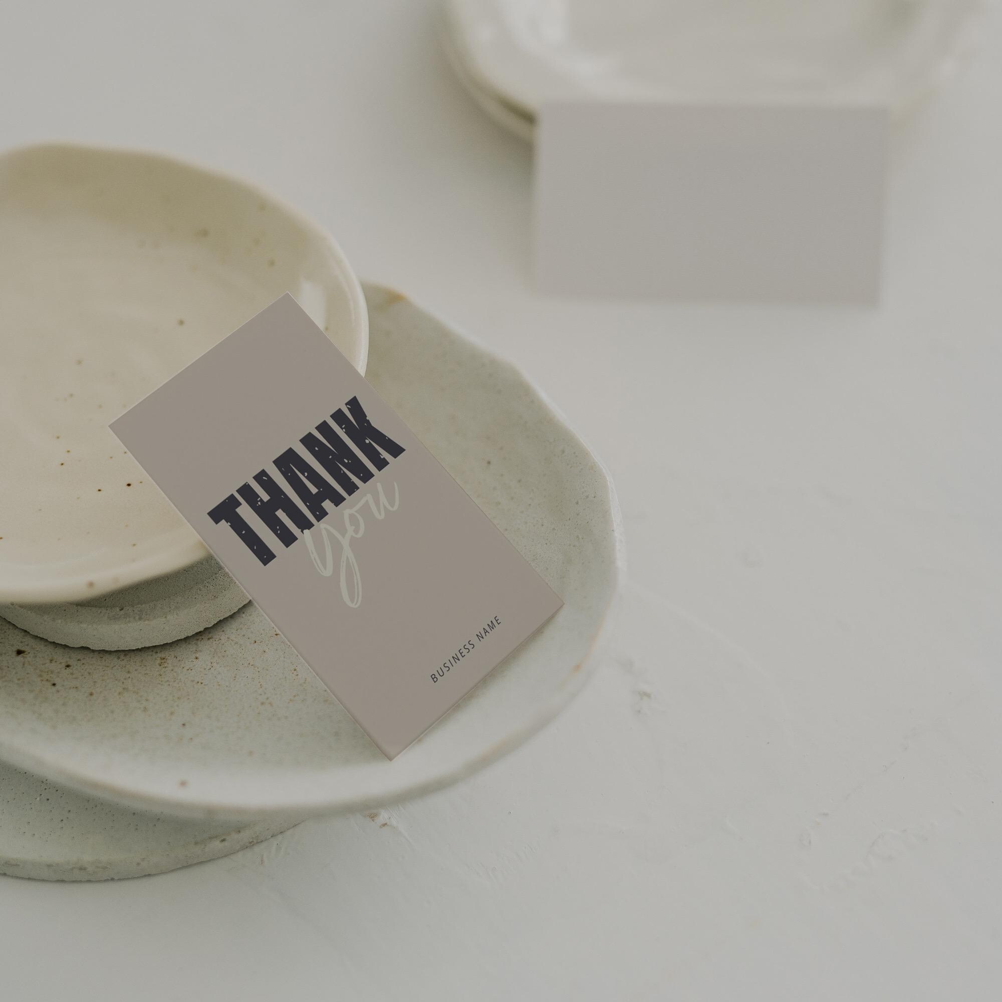 Editable Review Card Template Minimalist Printable With QR Code ...