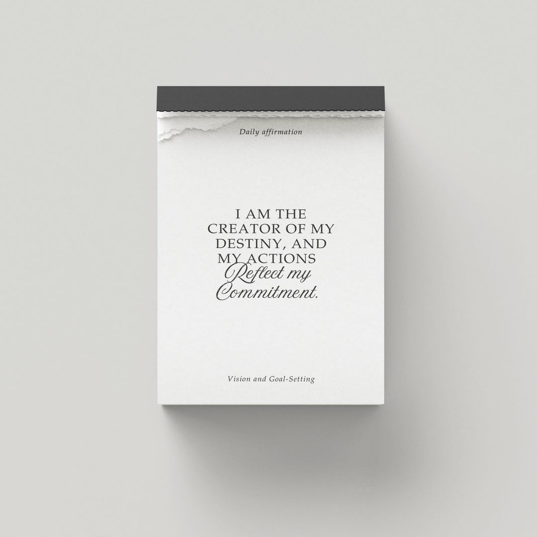 365 Printable Daily Affirmation Cards, Affirmation Cards Digital ...