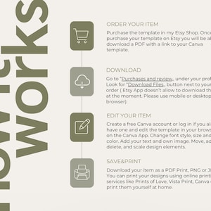 Editable Review Card Template - Minimalist Printable With QR Code ...