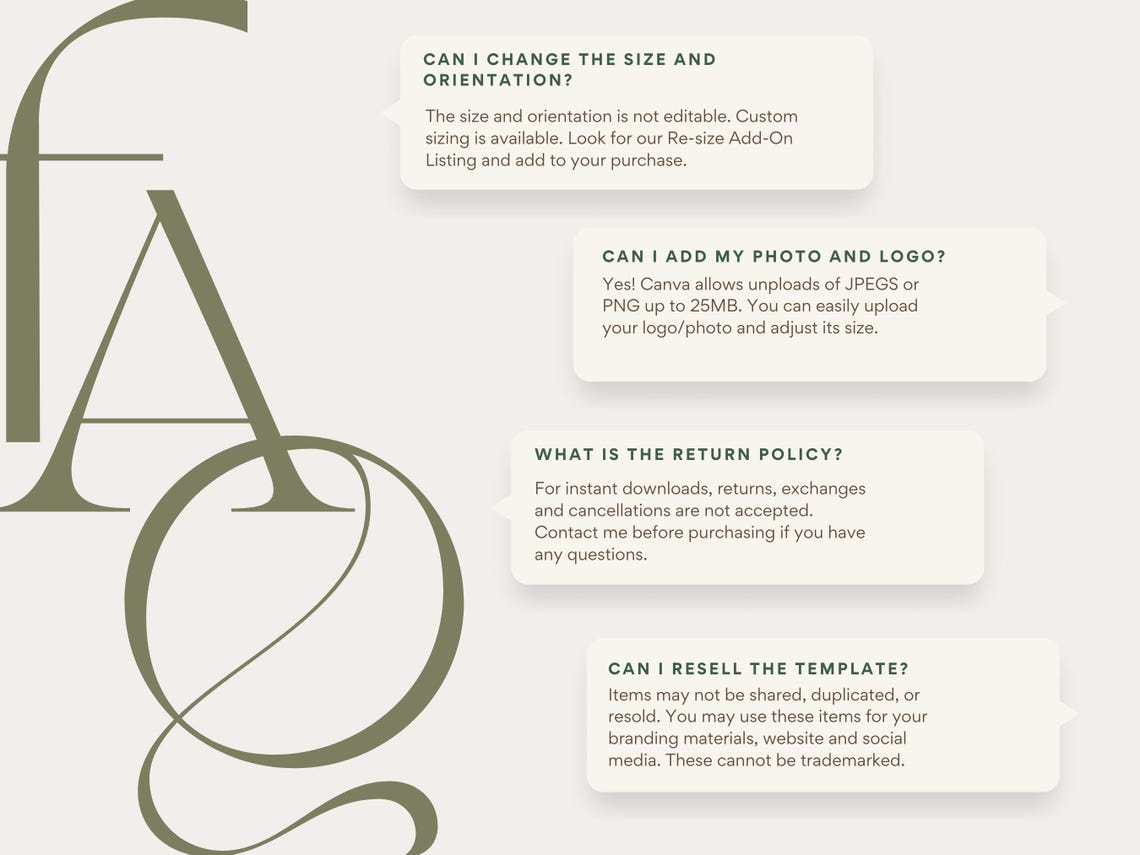 Editable Review Card Template Minimalist Printable With QR Code ...