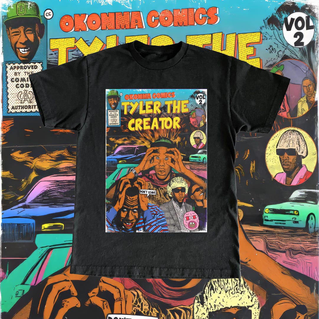 Vintage Tyler the Creator Shirt High Quality Tee, Comic Book, Retro ...