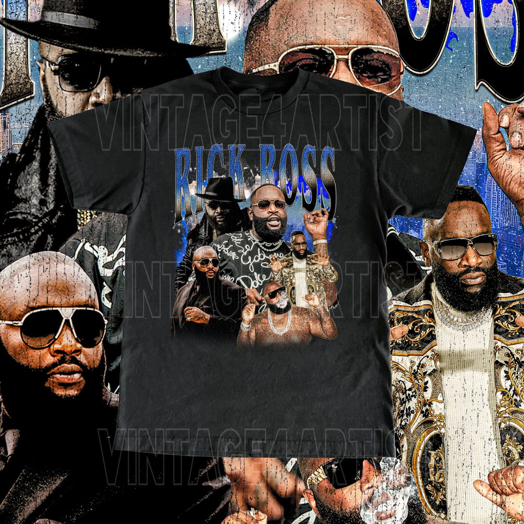 Vintage Rick Ross Shirt - High Quality Tee Retro Cracking Vintage ...