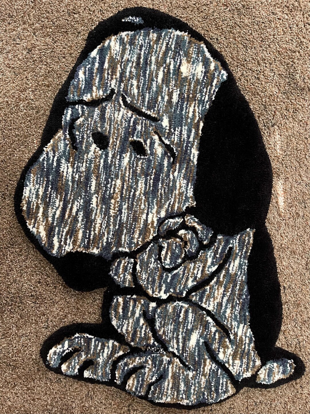 Sad Snoopy Rug - Etsy