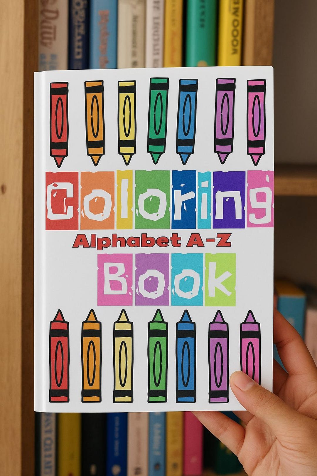 Alphabet A-Z Coloring Book - Etsy
