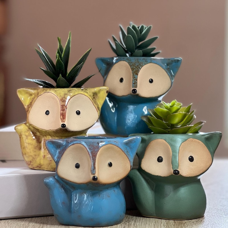 Flower Pot Hanging Animals - Etsy