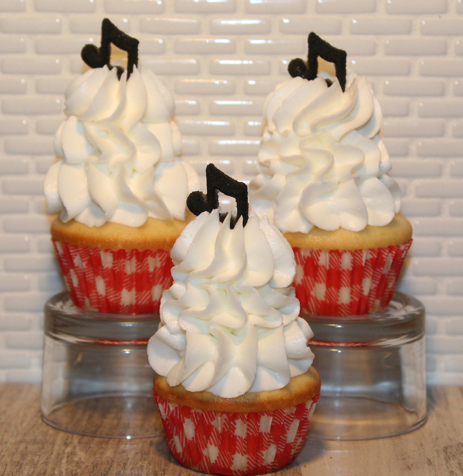 Music Notes Dec-ons (qty12) Edible Music Notes, Sugar Music Notes ...