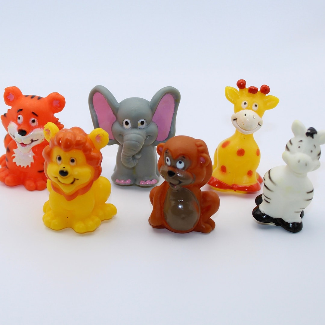 Jungle Animal Finger Puppets Cupcake Toppers (qty 8) Animal Finger ...