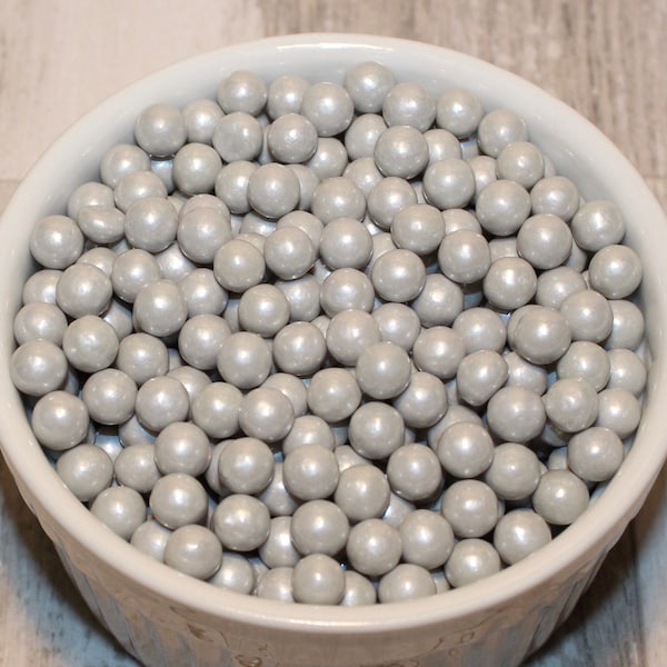 Silver Candy Pearls Etsy
