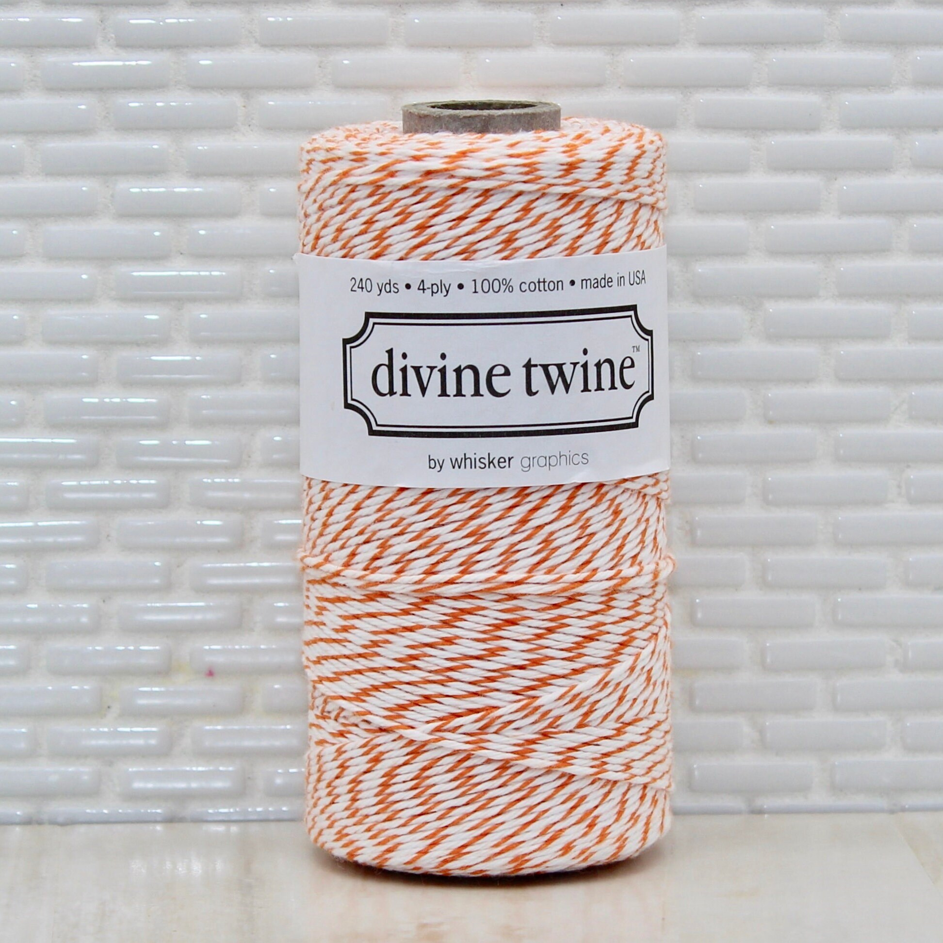 Orange Bakery Twine by Divine Twine (240 Yd Roll) Orange Invitation ...