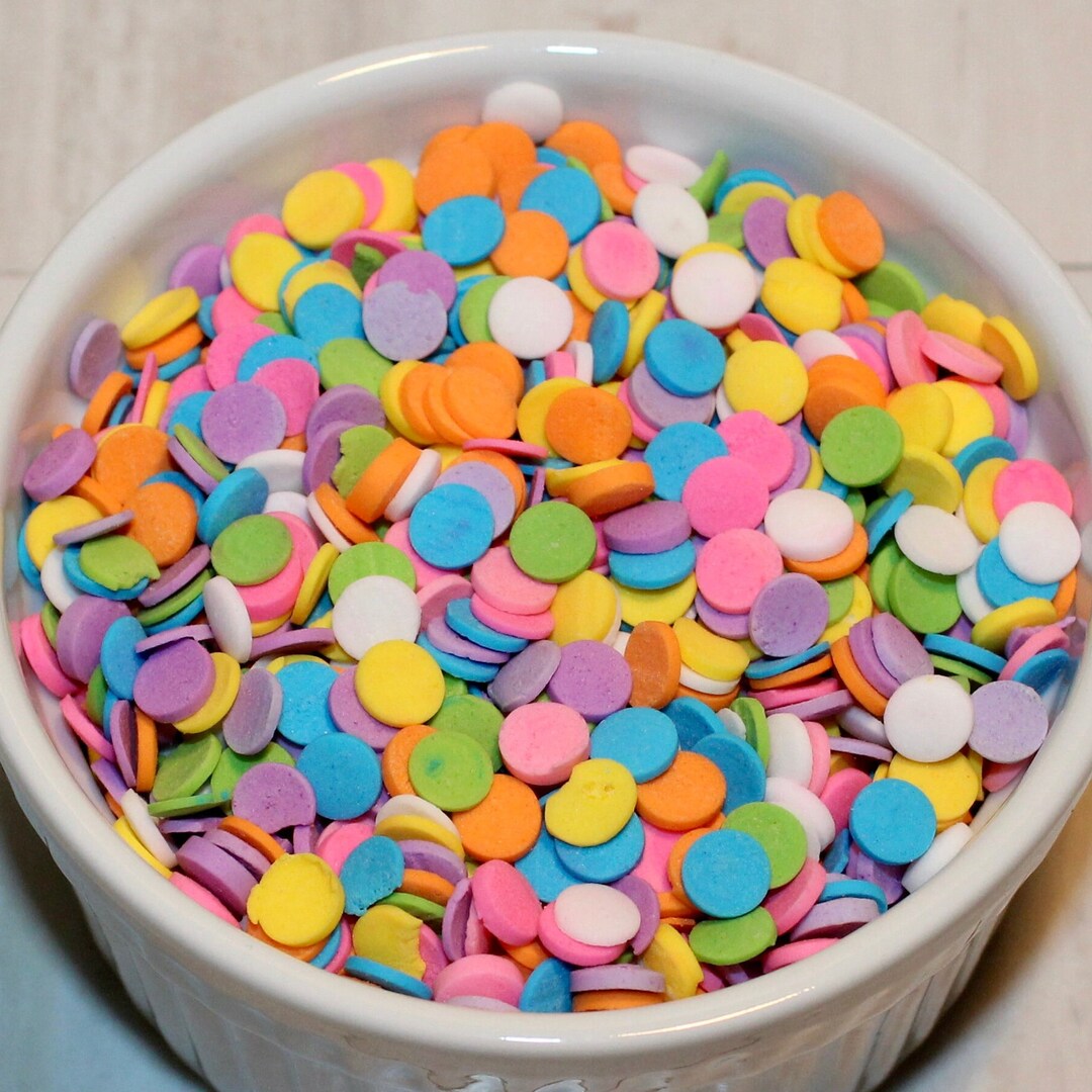Pastel Rainbow Confetti Sprinkles (4 Oz) Pastel Rainbow Confetti Quins ...