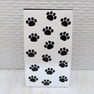 Paw Print Window Box (qty 3) Paw Print Window Treat Box, Paw Print ...