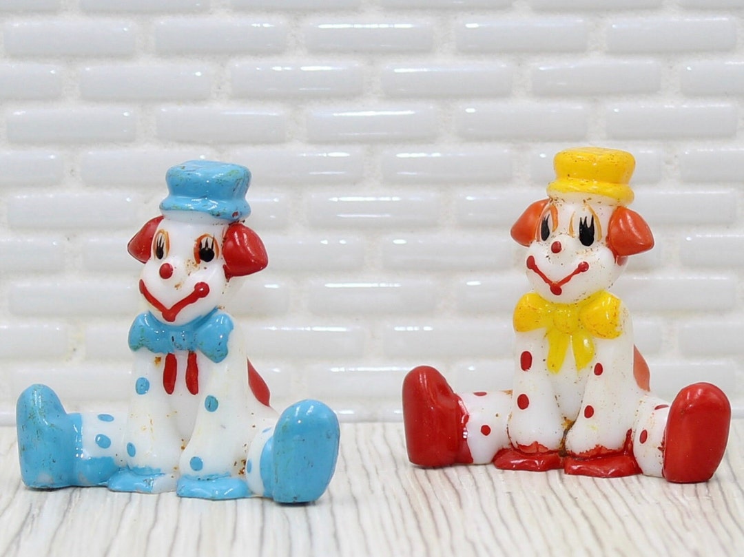 Clown Cake Toppers (qty 2) Clown Cake Decorations, Clown Crafting ...